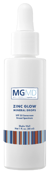 ZINC GLOW MINERAL DROPS SPF 50 SUNSCREEN - MGMD Dermatology