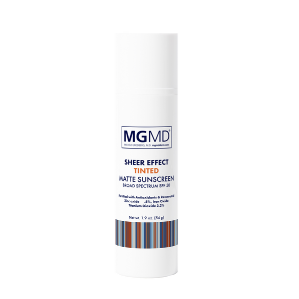 SHEER EFFECT TINTED MATTE SUNSCREEN SPF 50 - MGMD Dermatology